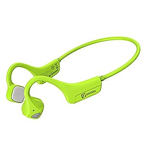 9 DIGITAL Bone Conduction Headphones Bluetooth Wireless, Open Ear Headphones with Built-in Mic,Sweat Resistant Waterproof Sports Earphones for Running and Workouts、Riding