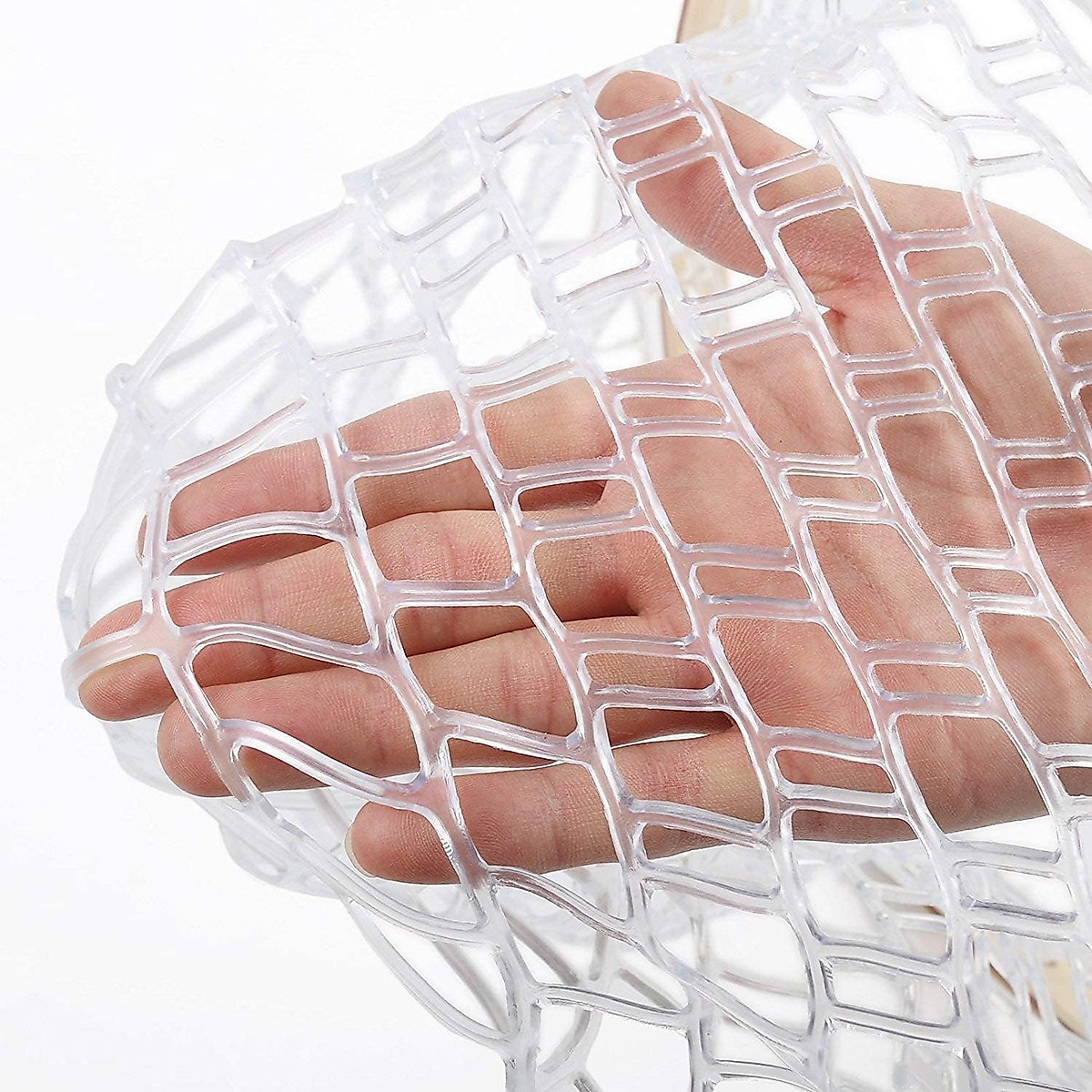 Maxcatch Rubber Net Replacement for Fly Fishing Landing Net (Clear, Circumference: 46inch)