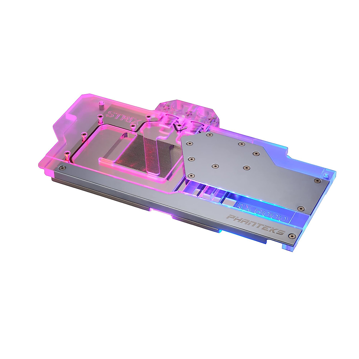 PHANTEKS Glacier G6000 Strix GPU Water Block, ASUS RX 6800/6900 Strix/TUF, D-RGB - mit Backplate, ch