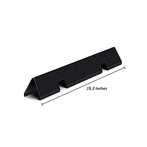 WEMEIKIT 7636 Upgraded 15.3-Inch Flavorizer Bars for Weber Spirit II E310 S310, Spirit 300 310 Series Grills (w/Front-Control), 16GA Thick, Porcelain Steel Flavor Bars 67046 Replacement Part, Set of 5