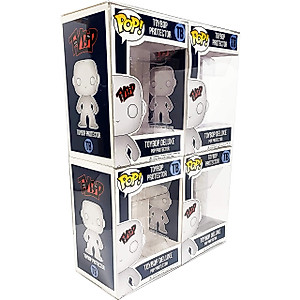 Quad Protector + [Way of Water] (Set of 4) [Pop Movies] Vinyl Figurine (Avatar Bundled with Funko Compatible Pop Box Protector Case)