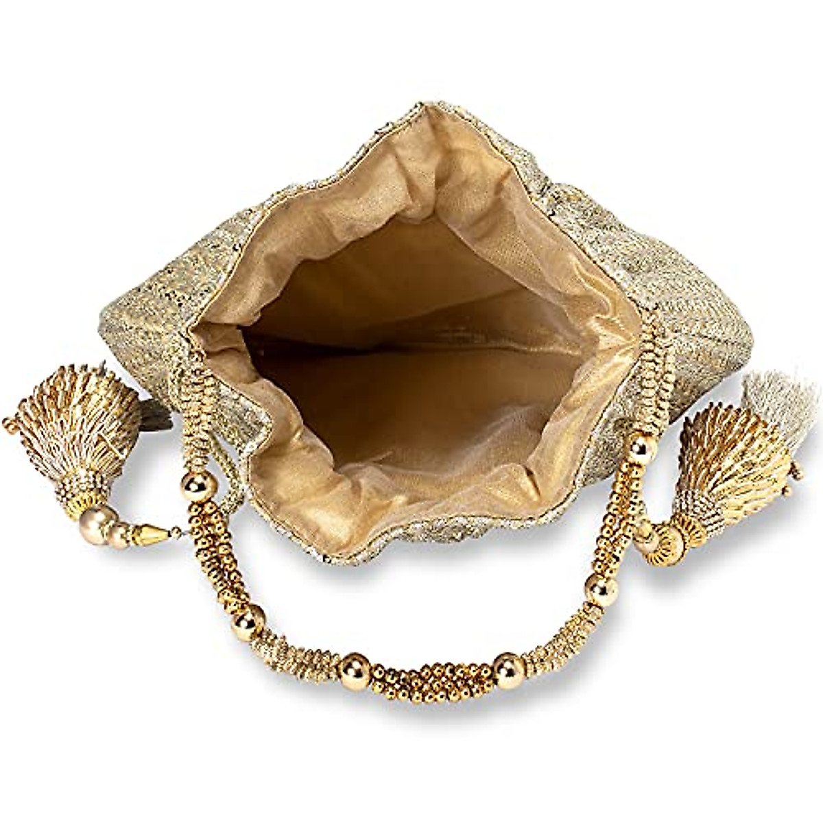 Aheli Indian Potli Bags for Women Evening Bag Clutch Ethnic Bride Purse with Drawstring