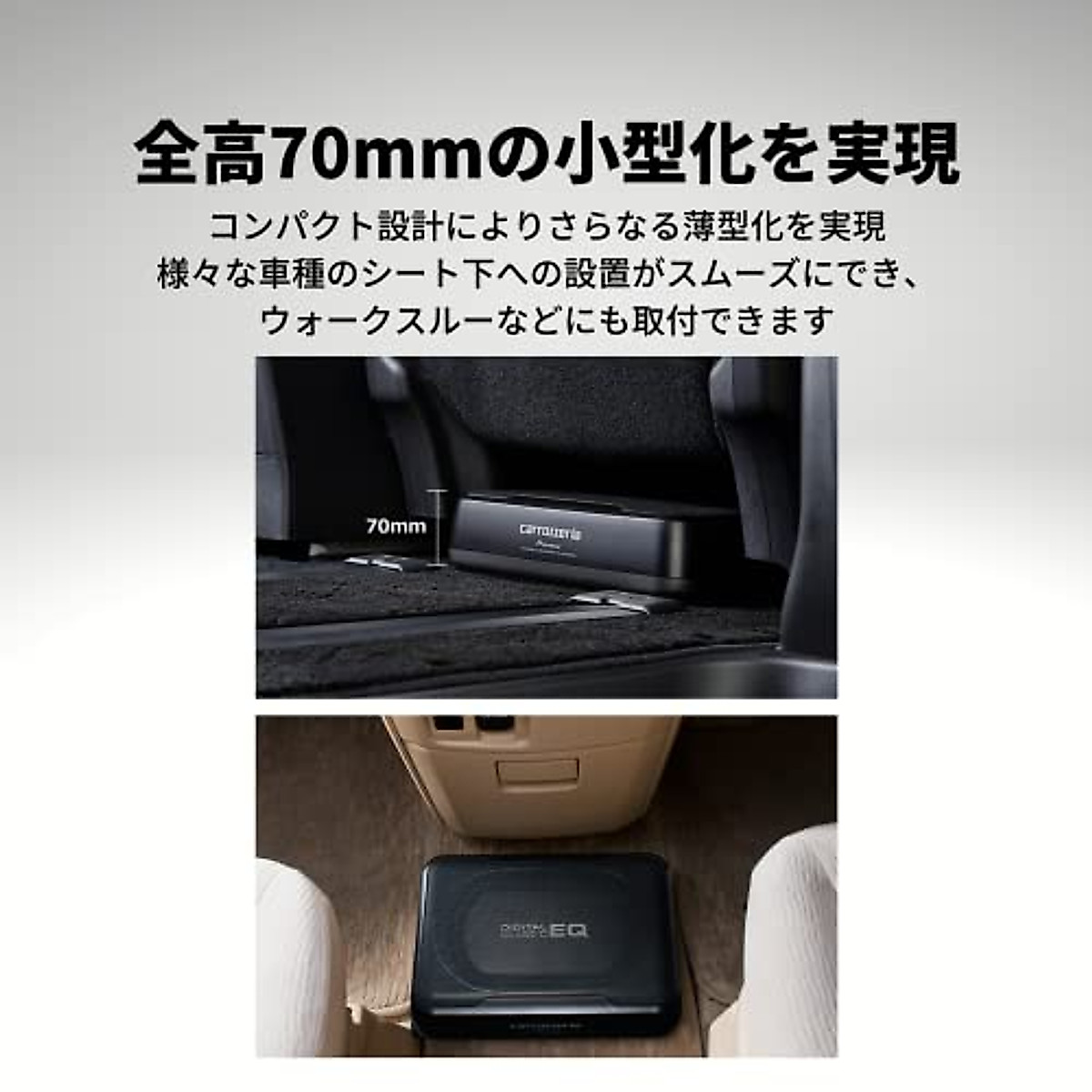 Pioneer carrozzeria 20cm×13cm Powered Sub Woofer TS-WX130DA【Japan Domestic Genuine Products】
