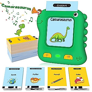 Toddler Toys for 2 3 4 5 Year Old Boys Girls, Richgv Pocket Speech Flash Cards Dinosaur Toys 2 Year Old Boy Girl Birthday Gifts Preschool Speech Development Toys Autism Sensory Toys Travel Essentials