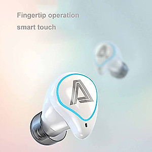 Wireless Earbuds,Bluetooth 5.0 Headphones with Charging Case,in Ear Headset Noise Cancelling Microphone,LCD Display, for Sports/Working