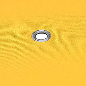 vidaXL Gazebo Covers, 2-Tier Canopy Top Replacement, Sunshade for Garden Patio Beach, Outdoor Gazebo Cover with Durable Polyester Fabric, Yellow