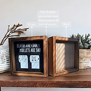 Master Guest Half Bathroom Signs Funny, Western Retro Cute Wood Art Prints, Farmhouse Toilet Accessories, Country Restroom Decor for Teen Women Men