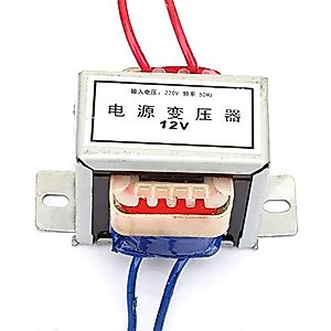EI Power Transformer Stable Single Power Transformer Vacuum Impregnated Insulation Varnish Nylon Core for Electronic