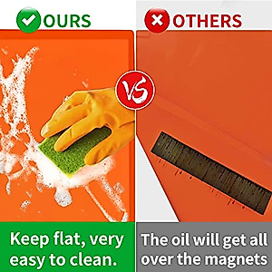 BSARTE 28 Inch Griddle Silicone Protective Mat Cover for Blackstone 28 Inch Griddle - Heavy Duty Food Grade Thicker Silicone Mat - All Season Cooking Surface Protective Cover