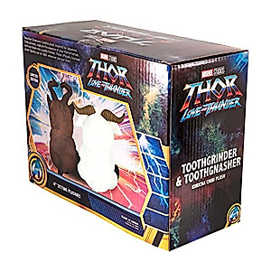 Bleacher Creatures Thor: Love & Thunder Limited Edition Kuricha Pack: Toothgnasher & Toothgrinder Witch Kuricha Plushies – Super Soft Chibi Inspired Toy