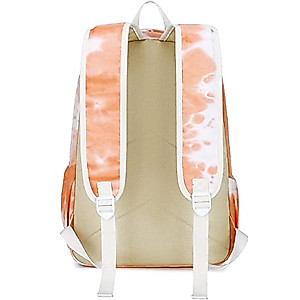 mygreen Canvas School Bag Backpack Girls, Ranibow Style Unisex Fashionable Canvas Zip Backpack School College Laptop Bag for Teens Girls Students Casual Lightweight Travel Daypack Outdoor