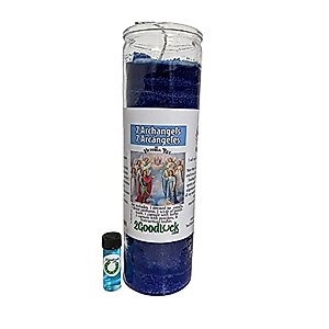 7 Archangels Dressed Candle Kit - Veladora Preparada 7 Arcangeles