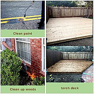 Propane torch stick ice and snow melter weeding burner electronic button igniter