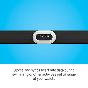 Garmin 010-13118-00 HRM-Pro Plus, Premium Chest Strap Heart Rate Monitor, Captures Running Dynamics, Transmits via ANT+ and BLE