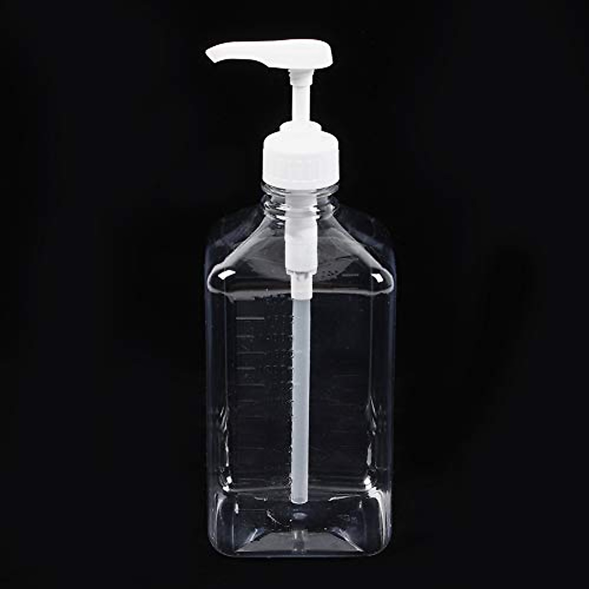 LIZEALUCKY Squeeze Bottle 1600ml Simple Pressure Pump Bottle Empty Syrup Tomato Sauce Condiment Container Reusable Squeeze Bottle