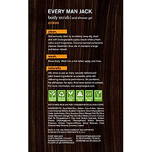Every Man Jack Body Wash, Citrus, 16.9-ounce (twin pack)