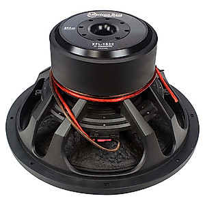 American Bass XFL-1522 15" Inch Subwoofer, 1500 Watts RMS/3000 Watts Max Power, 1.4″ Inch Wide 3-Layer Foam Surround, Dual 2 Ohm Voice Coils with 200 Oz. Total–Double Stacked High-Enery Magnets