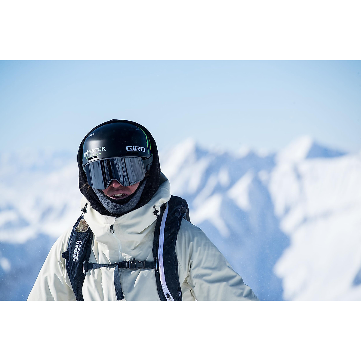 Giro Axis Ski Goggles - Snowboard Goggles for Men - Black Mono Strap with Vivid Onyx/Vivid Infrared Lenses