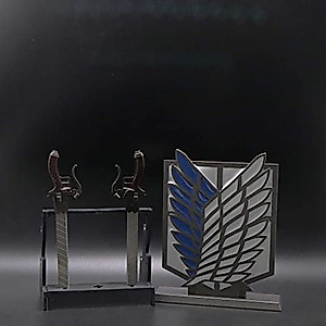 AOT Box Opener Unboxing Knife Kit 3D Maneuver Gear Letter Opener AOT Package Cutter Unitity Knife Kit