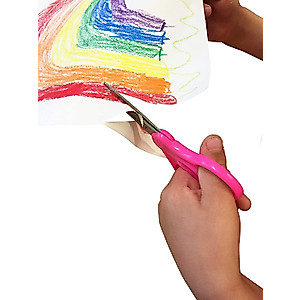 Westcott Scissors For Kids, 5" Blunt Safety Scissors, Assorted, 2 Count (Pack of 1) (13168)