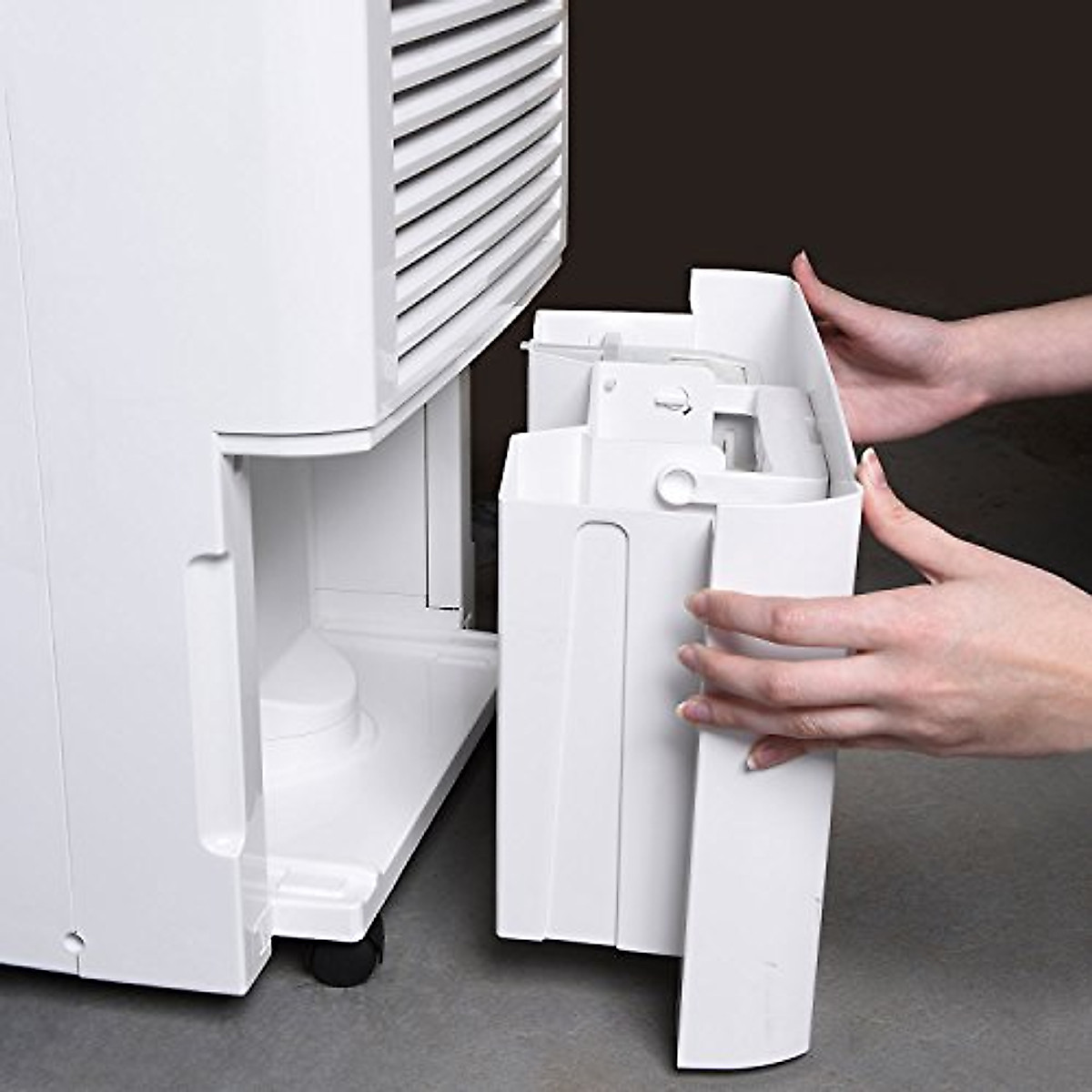 Ivation 4,500 Sq Ft Energy Star Dehumidifier, Large Capacity Compressor Dehumidifier Includes Programmable Humidistat, Hose Connector, Auto Shutoff Restart, Washable Filter, Timer and Casters