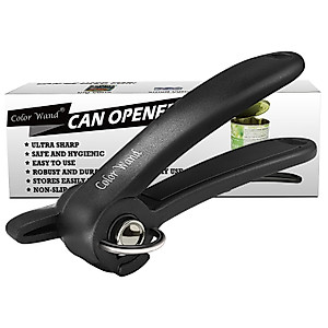Color Wand Can Opener Manual Smooth Edge and Heavy Duty (Side-cut)