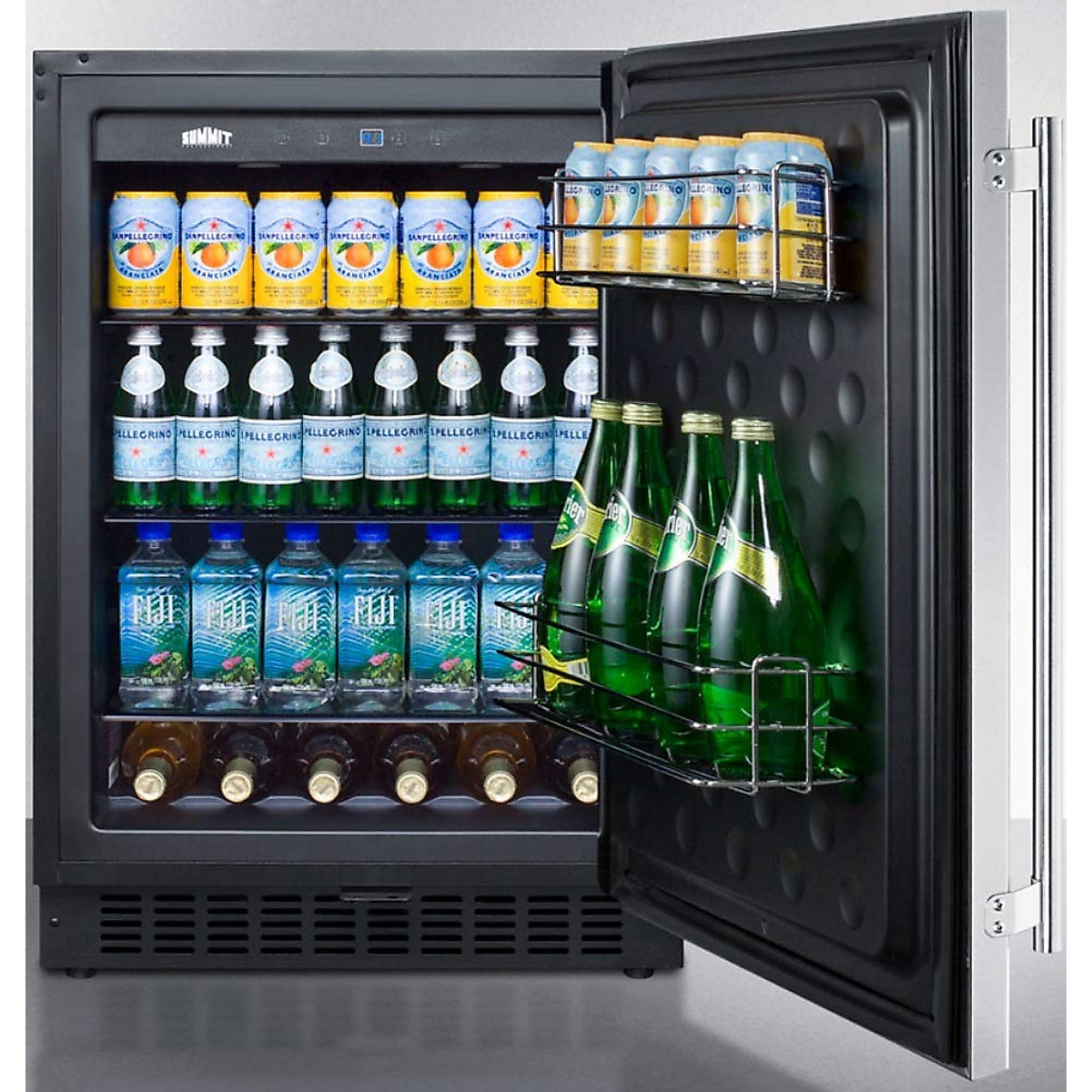 Summit FF64BSS Wine and Beverages Refrigerator, Stainless Steel