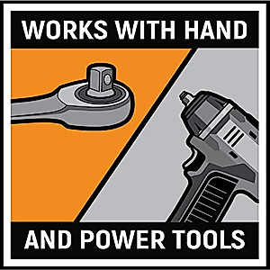 GEARWRENCH 7 Pc. 1/4 & 3/8" Drive Metric Bolt Biter Impact Extraction Socket Set - 87911