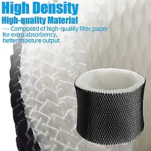 Alocs HWF75 Humidifier Filter D Replacement for Holmes - HM3500 HM3600 HM3650 HM3655 HM3656; Honey-well HCM6009; Sunbeam SCM3501 SCM3609 SCM3755C humidifier (2 Pack)