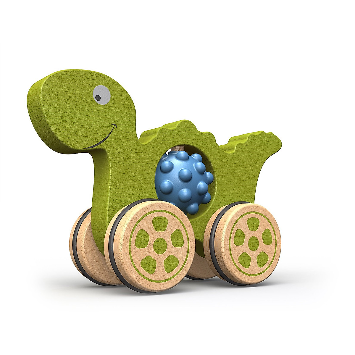 BeginAgain Nubble Rumbler Dino - Promote Imagination and Active Play - Green, Kids 18 Months and Up