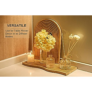 Glass Bud Vases Set of 16 Pcs, Small Bud Vases in Bulk, Christmas Decoration Vases for Centerpieces, Clear Bud Vases for Rustic Wedding Centerpieces, Home Table Flower Decor