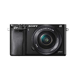 Sony Alpha a6000 Mirrorless Digital Camera w/ 16-50mm and 55-210mm Power Zoom Lenses (Renewed)