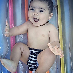 Cheeky Cloth One Size Reusable Swim Diaper (White)