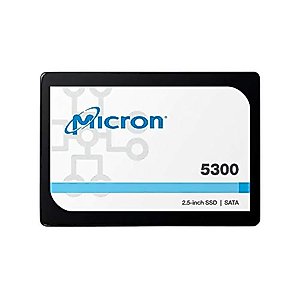Micron 5300 PRO 3.84TB 7mm 2.5 inch Enterprise SATA 6Gb/s Solid State Drive Self-encrypting (SED) TCG eSSC - MTFDDAK3T8TDS