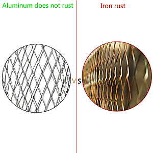 Dele 6pcs Gutter Guards 3 Inch Expand Aluminum Filter Strainers. Downspout Protectors Stops Blockage Leaves Debris.