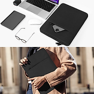17.3 inch Laptop Sleeve Case for HP Envy 17 17t/Pavilion 17/Omen 17, Acer Predator 17/Aspire 7, Dell Inspiron 17/Dell G3 G7 17, Lenovo Ideapad 17, Water-Resistant Computer Sleeve 17 inch Laptop Bag
