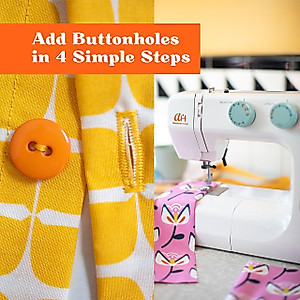 Sewing Machine for Beginners, The Dream by American Home, 15 Built-in Stitches, Great for Refashioning Clothes, AH700