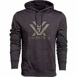 Vortex Optics Performance Hoodies (Black Heather, X-Large)