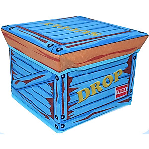 Skywin Fabric LootBox Small - 10”x10”x10” Stackable and Foldable Supply Box - Durable Box for Gamers, Fun Bright Colors