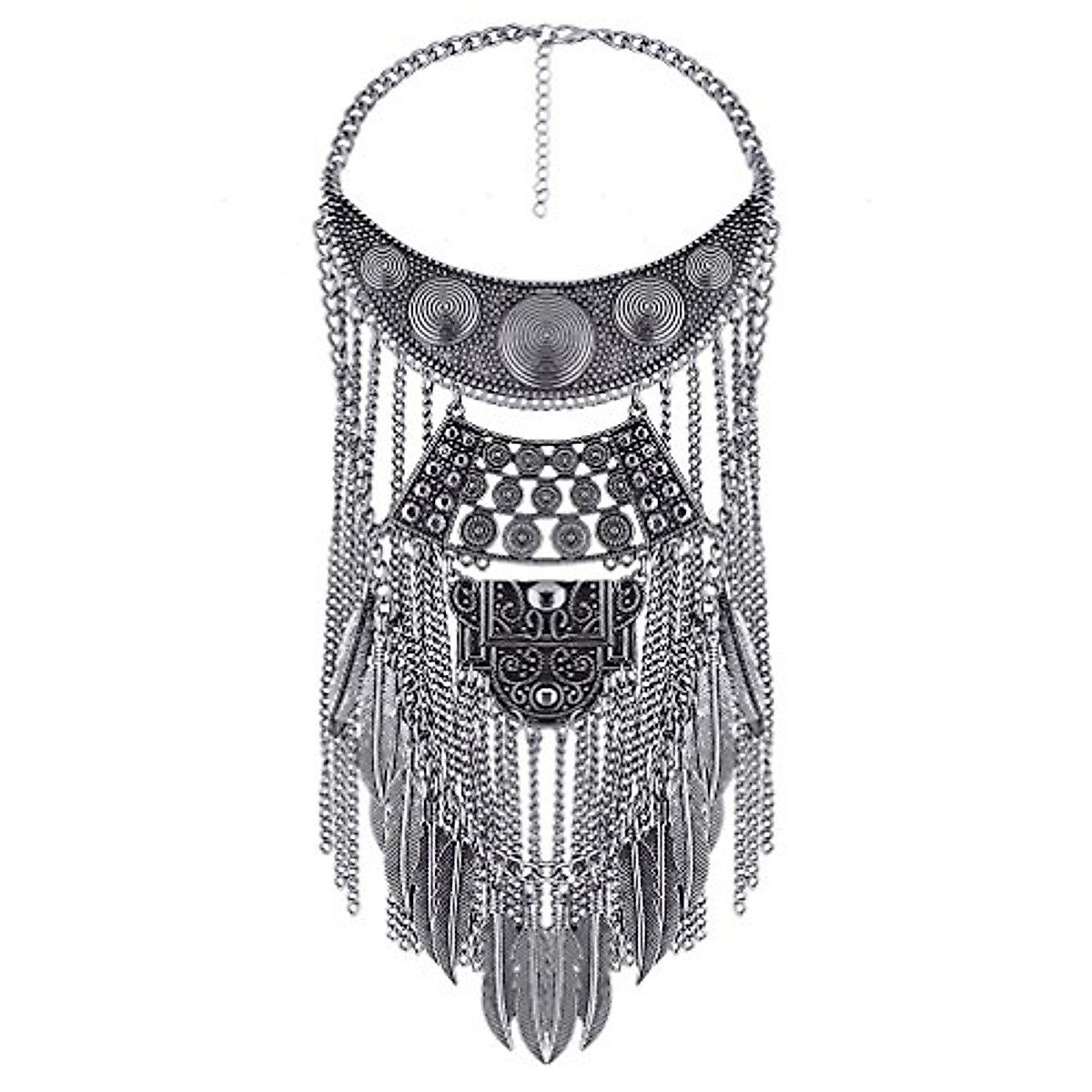 YAZILIND Collar Necklaces Pendants Exaggerated Vintage Maxi Choker Statement Collier Boho Women Jewelry