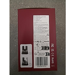 CIRCLE JOY Electric Salt and Pepper Grinder Set Automatic Salt and Pepper Grinder Set with Easy-to-Carry Charging Base and LED Light, Adjustable Coarseness, USB Rechargeable, Washable Container, Black