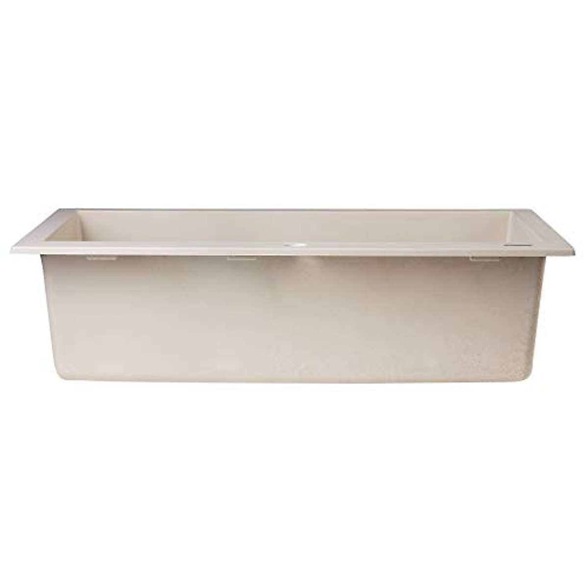 ALFI brand AB3020DI-B Drop-In Single Bowl Granite Composite Kitchen Sink, 30", Biscuit