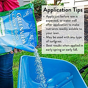 GreenView 2129801 GV Lawn Food, Covers 15,000 sq. ft, 48 lb