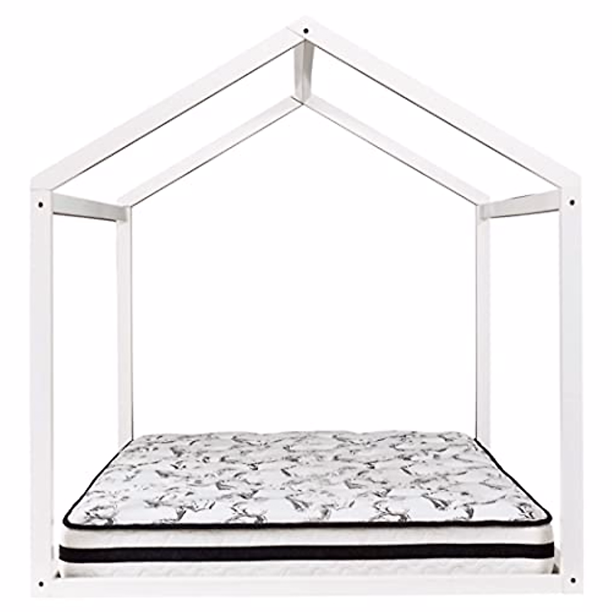 Signature Design by Ashley Flannibrook Contemporary House Bed Frame, Full, White