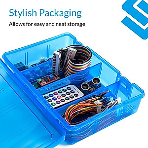 SunFounder 37 Modules Sensor Kit V2.0 for Raspberry Pi 4B 3 Model B+ 3B 2B B+ A+ Zero, GPIO Extension Board Jump Wires