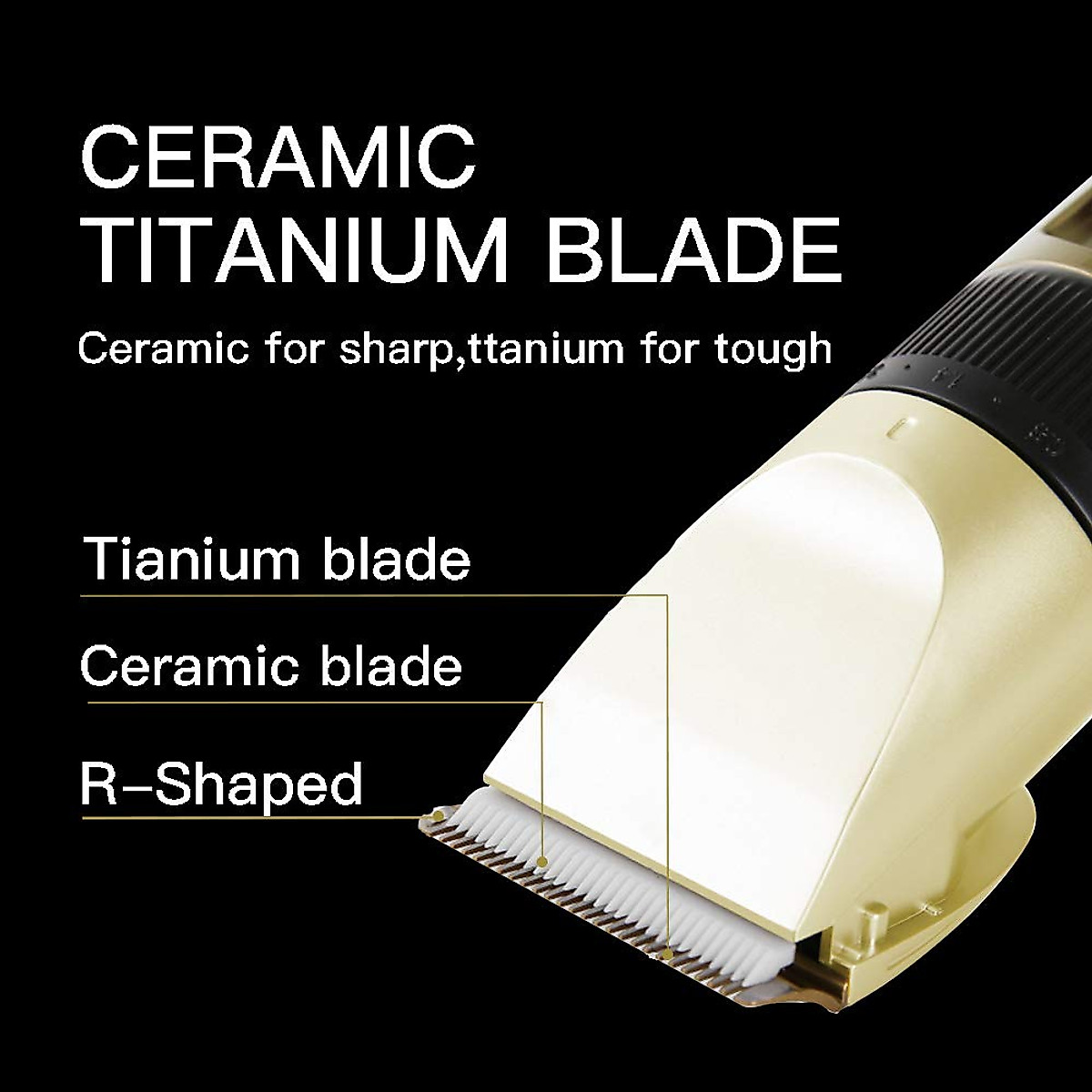 generies Hair Clippers for Men Body Hair Removal Machine with 4 Combs Electric Razor Cordless & Corded Rechargeable Hair Beard Trimmer