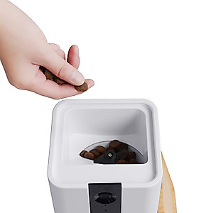 DOGNESS Wi-Fi Pet Camera with Treat Dispenser for Dogs and Cats. 1080P HD Video, 165° Full-Room View, 2-Way Audio, Sound/Motion Alerts, Night Vision, Pet Monitor, White