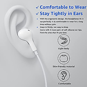 USB C Headphones for Samsung S23 S22 Ultra,Magnetic HiFi Stereo USB Type C Earphones Wired Earbuds with Mic Noise Isolation for iPad Pro iPad Air 5 4 Mini 6 Galaxy S21 S20 Flip Pixel 7 6 6a OnePlus 10