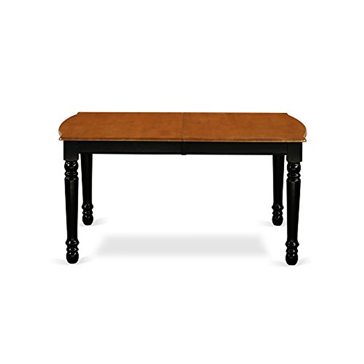 East West Furniture DOKE9-BCH-LC Dining Set, Large, Black/Cherry