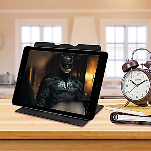 Metal Book Stand Book Holder Book Stand for Reading Adjustable Book Holder for Reading (Full Black)